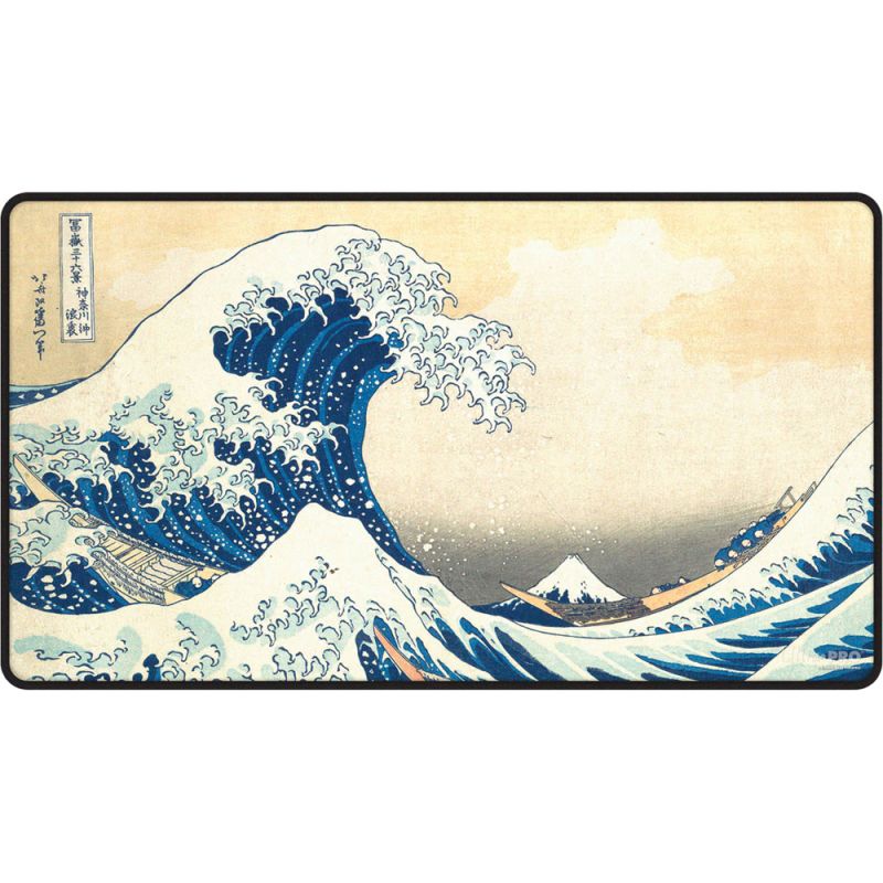 Ultra Pro Stitched Playmat - The Great Wave Off Kanagawa – wolcow gaming